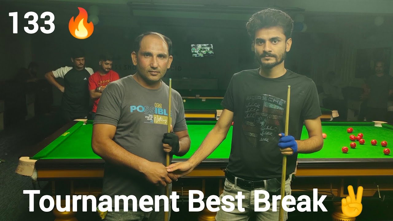 Snooker Mindblowing 133 Clearance Break 👍 Ali Majora in Multan Tournament Semifinal Match # ...