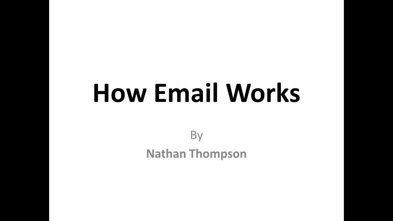 How Email Works - YouTube