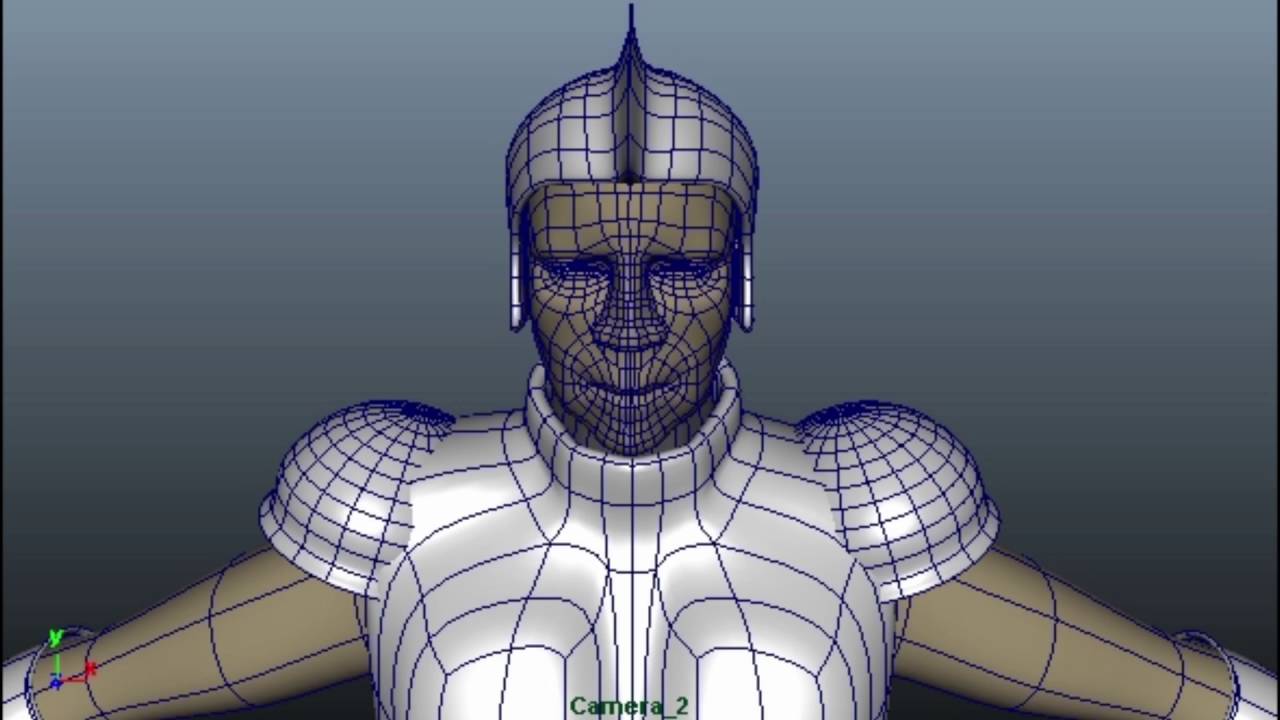 Male knight turn around - Rob Hatfield 3D Media Artist - YouTube