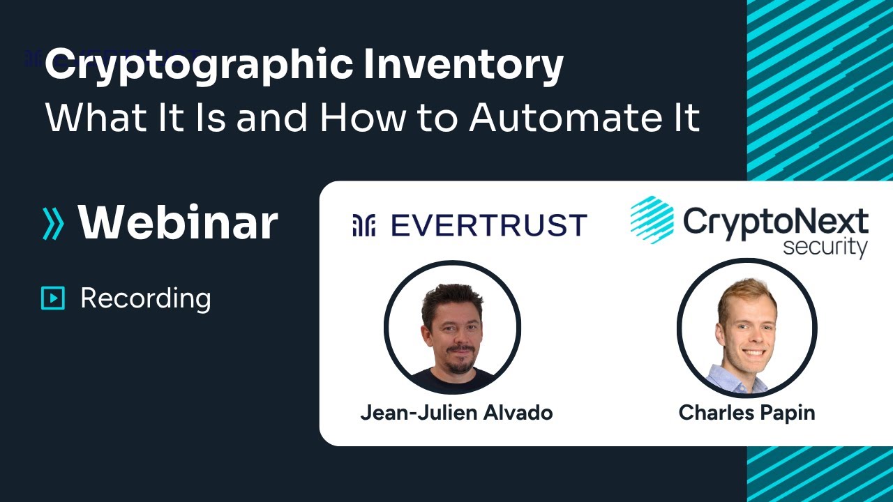 Cryptographic Inventory: What It Is and How to Automate It - YouTube