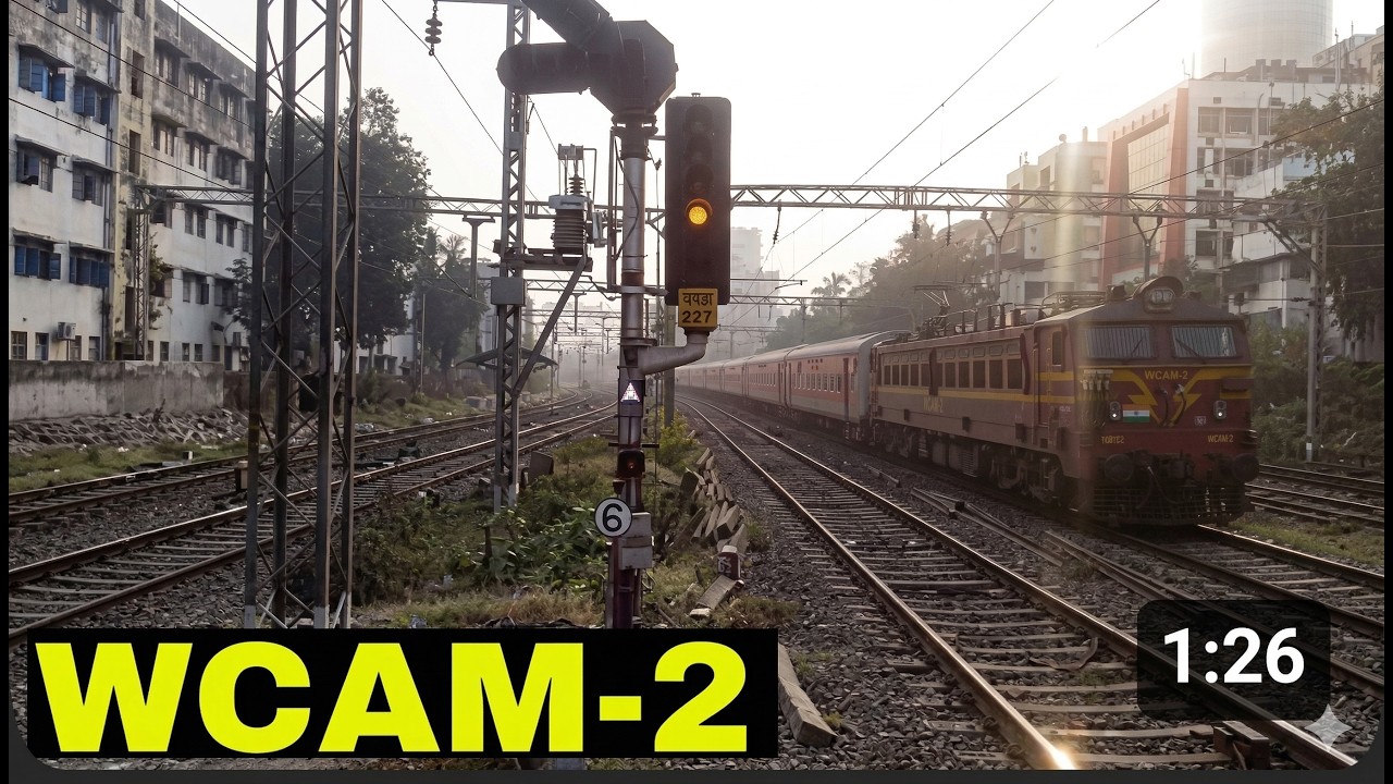 WCAM 2 Hard Braking At Mulund Station | 12125 Pragati Express | IRFCA ...
