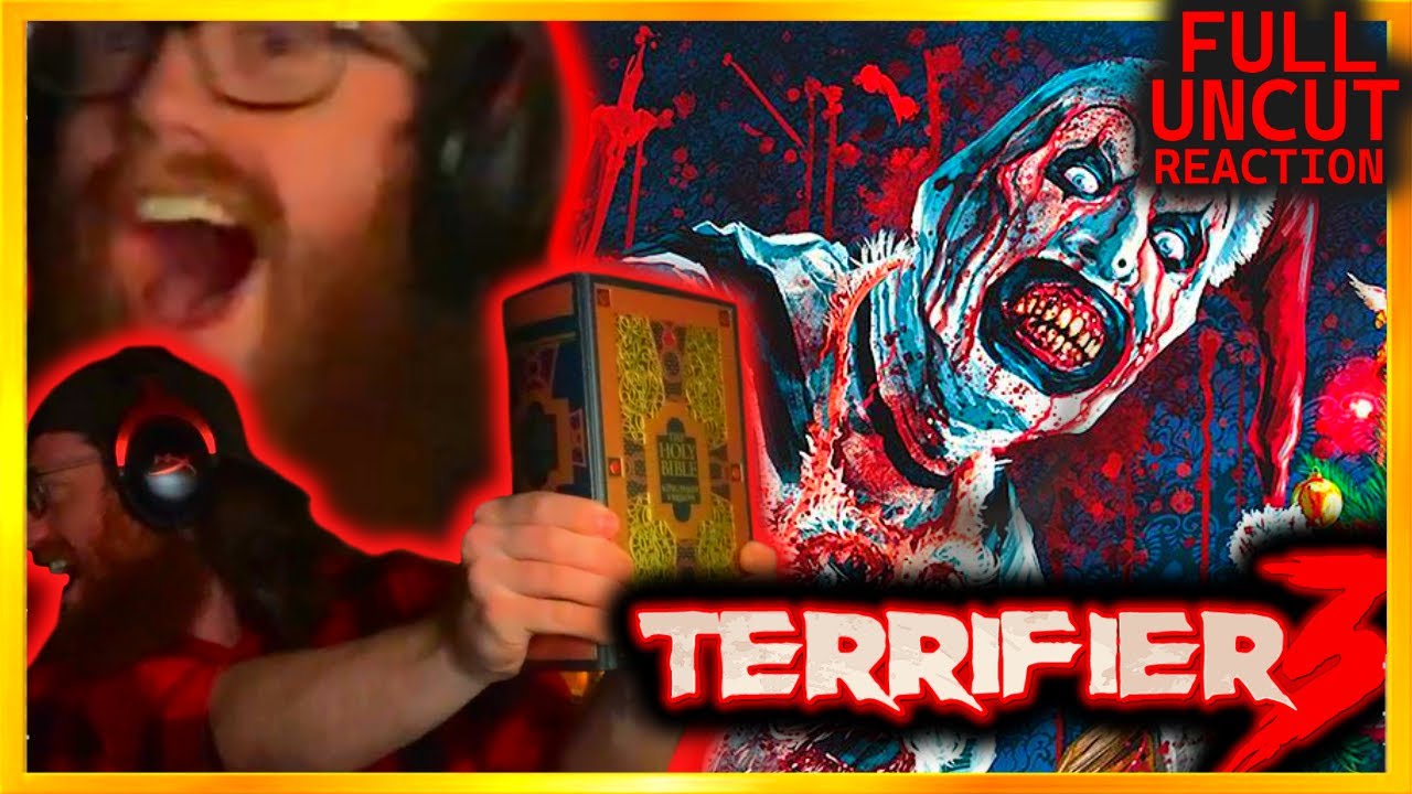 Terrifier 3 FIRST TIME REACTION | FULL LENGTH - YouTube