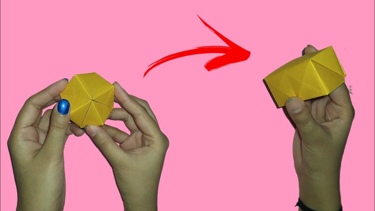 Easy Origami transforming Flexagon || Full tutorial video || easy to ...