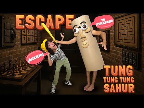 Escapa de TUNG TUNG TUNG SAHUR Italian Brainrot Resolviendo estos Dificiles ACERTIJOS