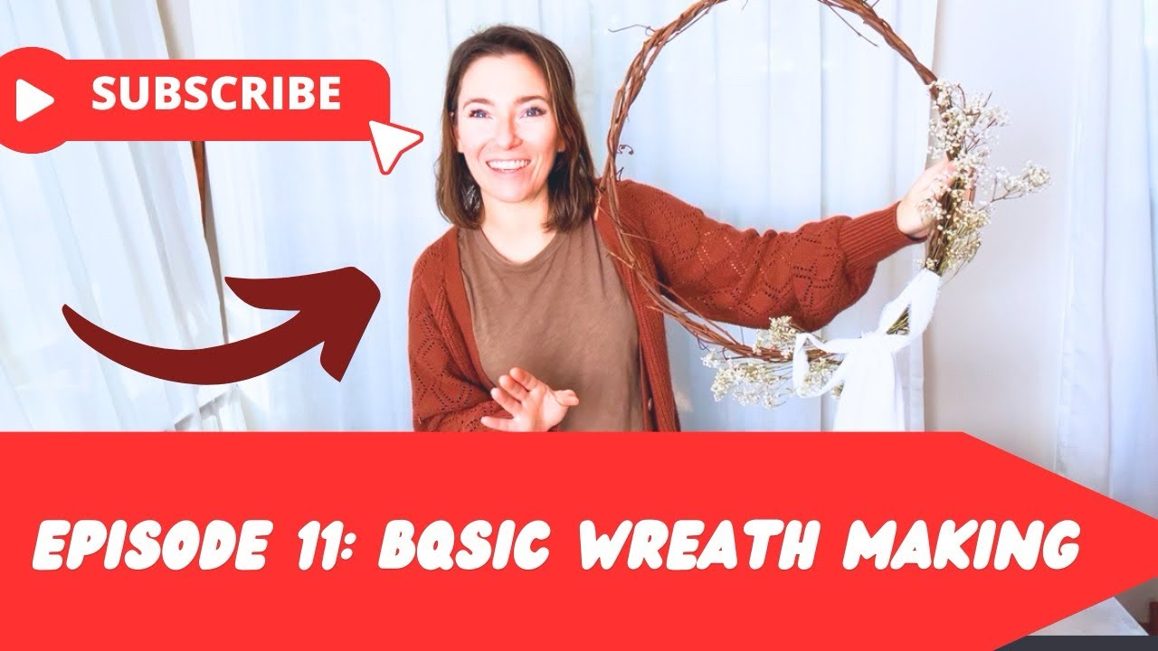 Basic Wreath Making Tutorial - YouTube