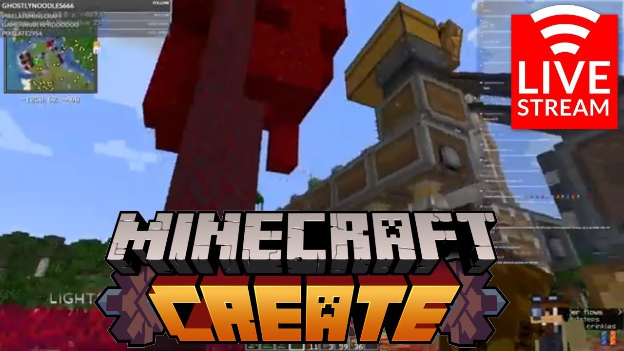Minecraft Create Mod Live Stream from March 7, 2023 - YouTube