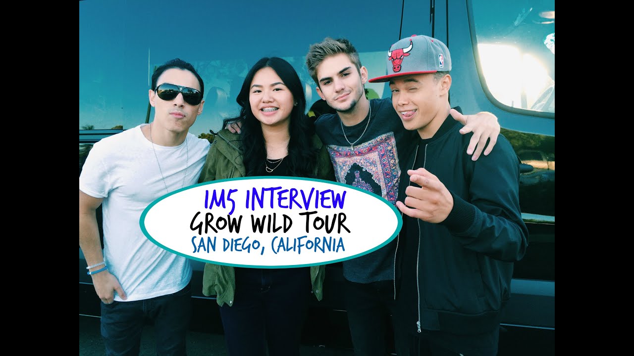 IM5 Interview at the Grow Wild Tour in San Diego - YouTube