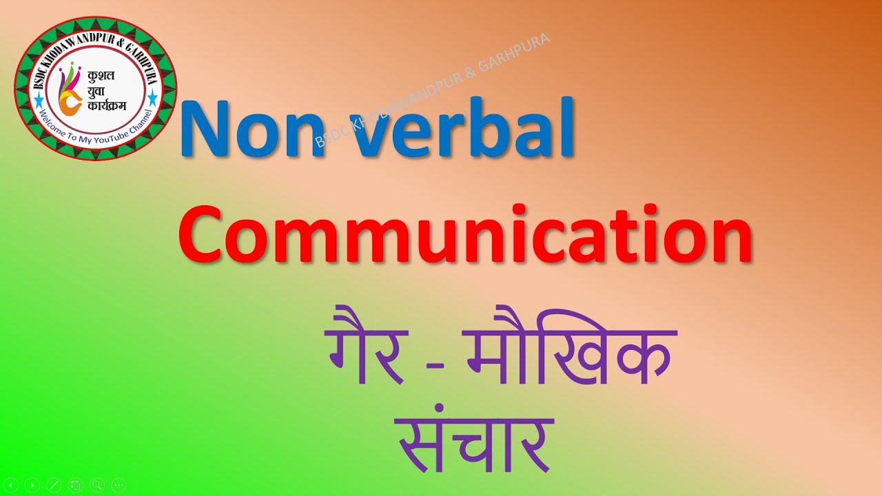 Types Of Nonverbal Communication Body Language Introduction To