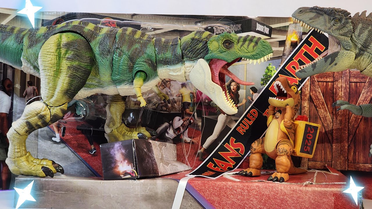 Jurassic World Tyranosaurus Rex Buck Hammond Collection Exclusivo SDCC ...