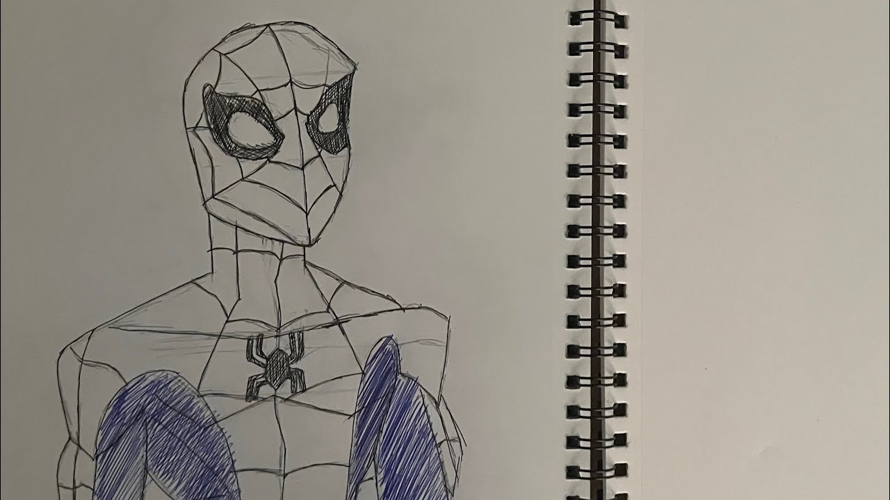 Spectacular spider man drawing and inking Timelapse (first video) - YouTube