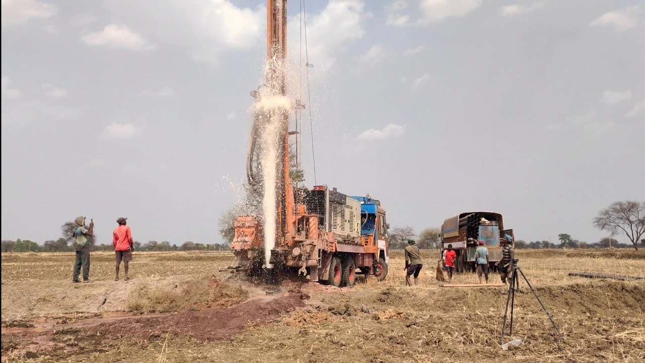 Borewell Drilling To A Depth Of 135 Feet 5 Hp Water Come | The Future ...
