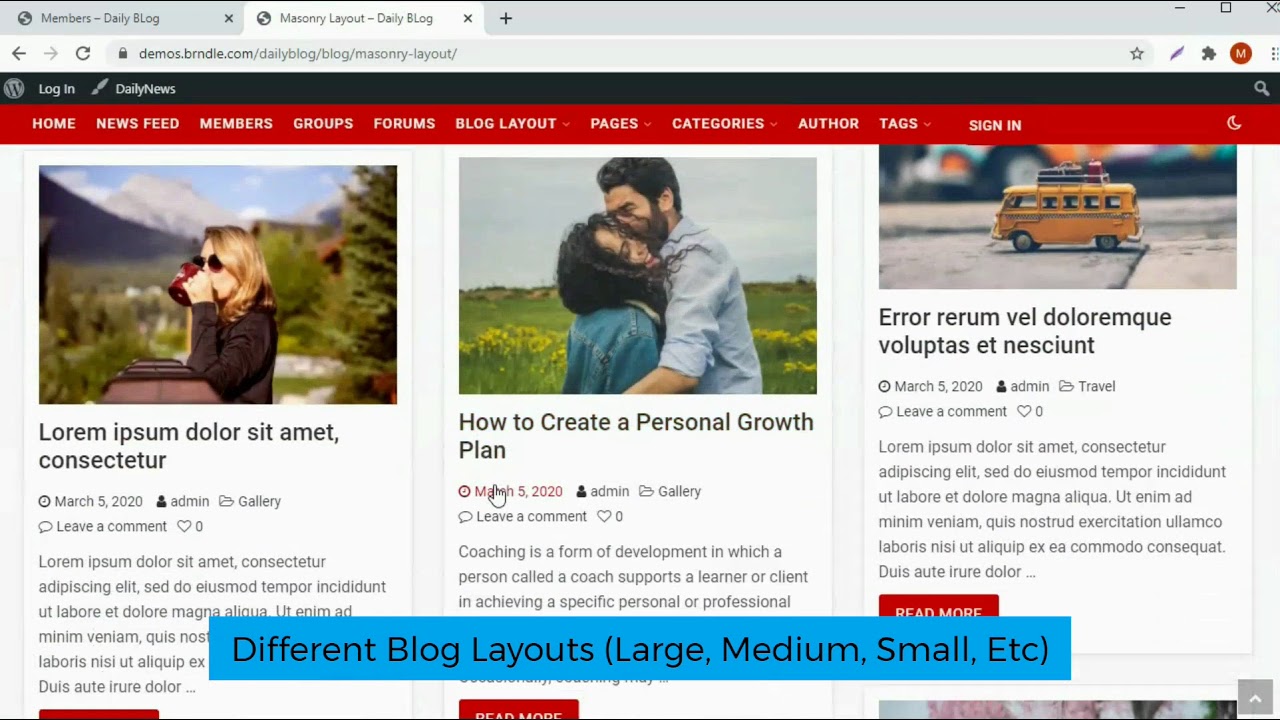 DailyBlog WordPress Theme - Create Newspaper, Magazine, Editorial ...