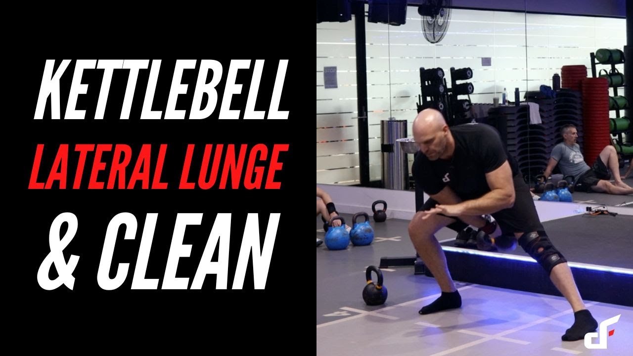 Kettlebell Lateral Lunge & Clean - YouTube