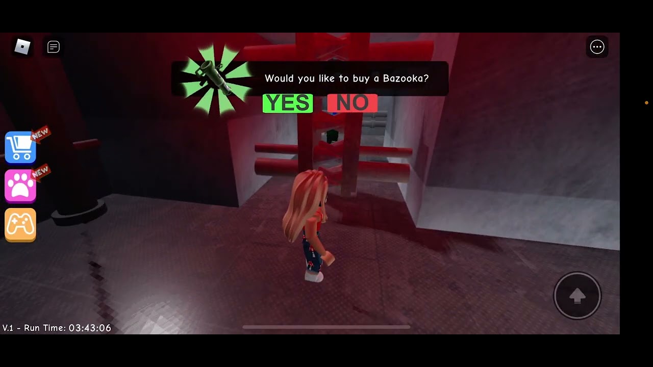 Sis and bro escape Miss Anti-tron (Roblox) *saw a lankybox statue ...