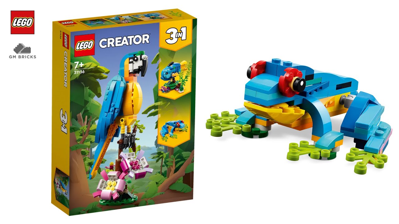 LEGO Creator 31136 Exotic Parrot - Frog Model - SPEED Build! - YouTube