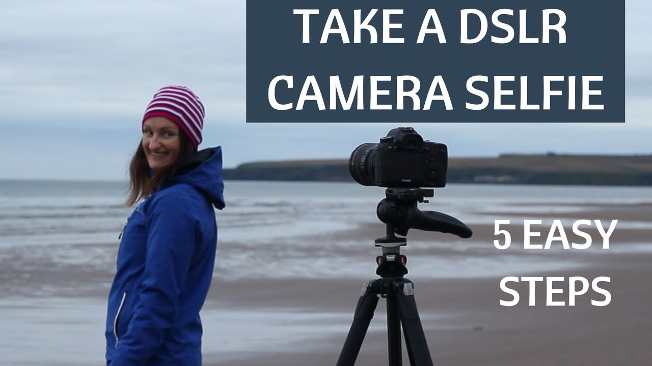 How to take a selfie with a DSLR camera - YouTube