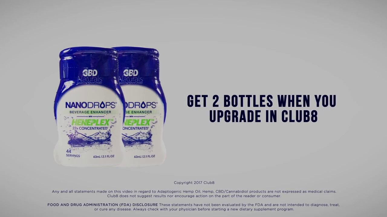 Nano Drops CBD Beverage Enhancer - YouTube