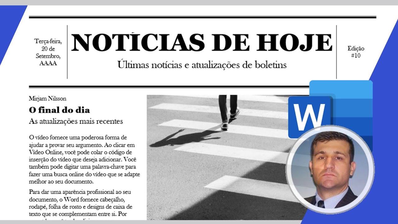 Modelo De Jornal Microsoft Word Jornal Modelos De Design Do Word,