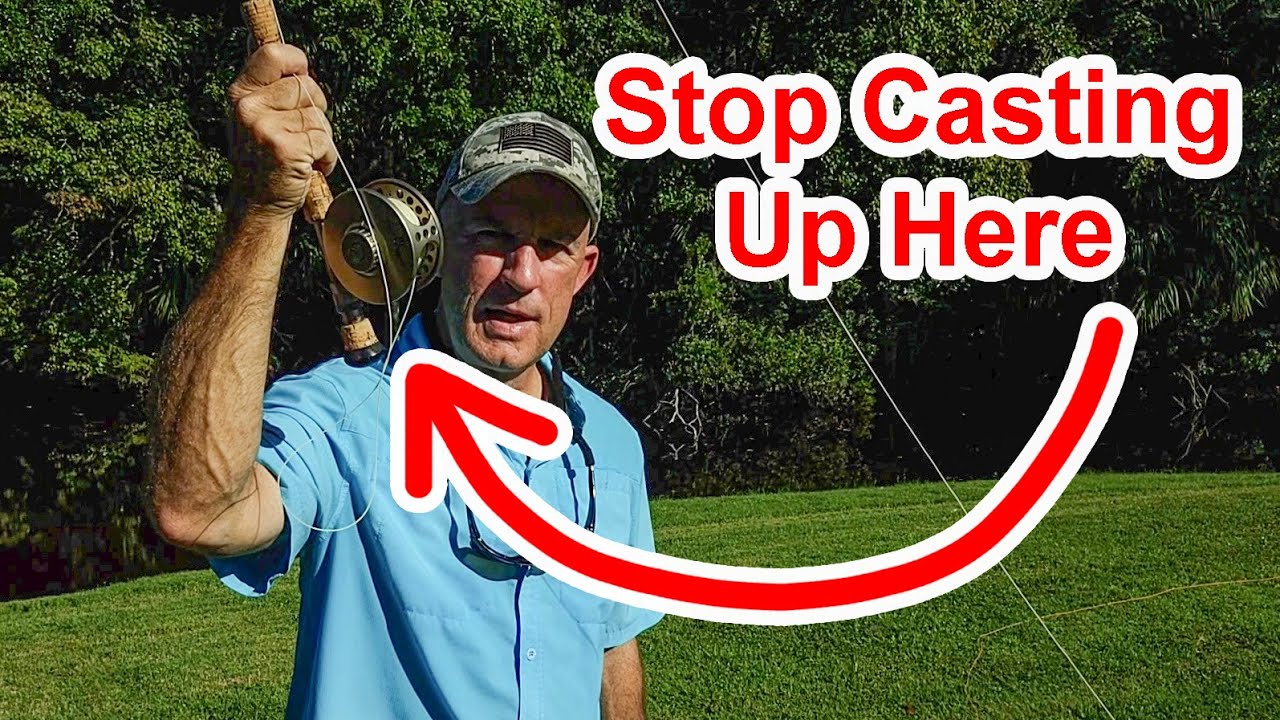 How to stop Fly Casting with your hand over your head - YouTube