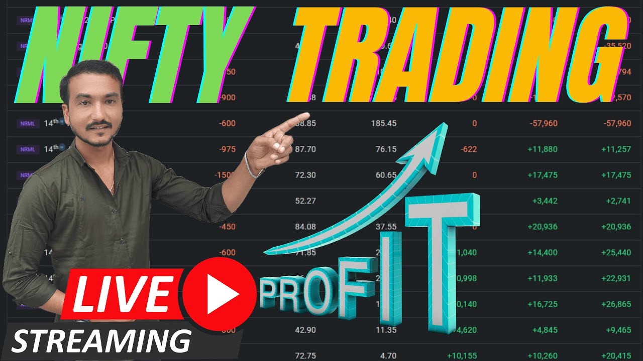 🔥 LIVE Trading 12 AUG | NIFTY TRADING | PROFIT | Crude Oil Live Trading ...
