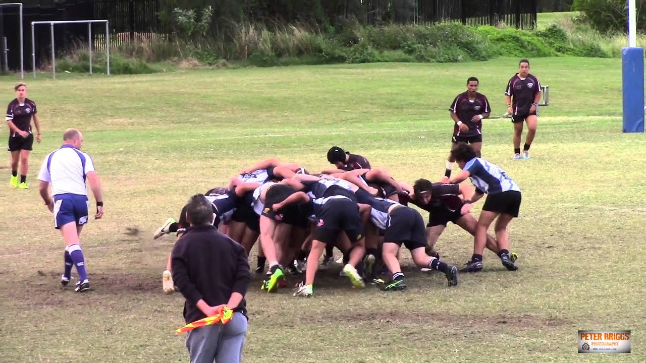 Helensvale Hogs v Nerang Bulls - BJRU U17 Rugby Union 24/5/15 - YouTube