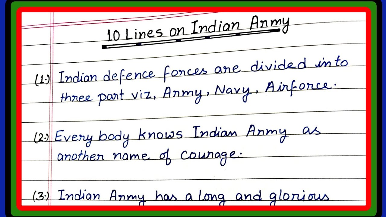 Essay On India Army 10 Lines On India Army Our Pride Indian Army essay-on-india-army-10-lines-on-india-army-our-pride-indian-army