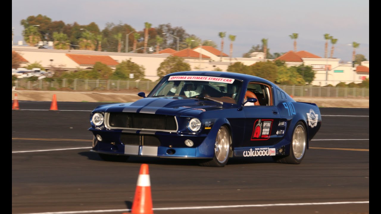 Mike Maier drives the TCI Mustang - Camarillo Airport Autocross - YouTube