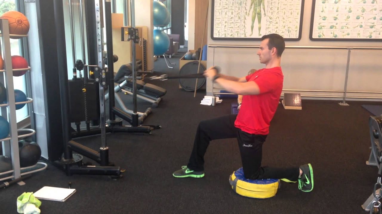 Half Kneeling Cable Face-Pull - YouTube