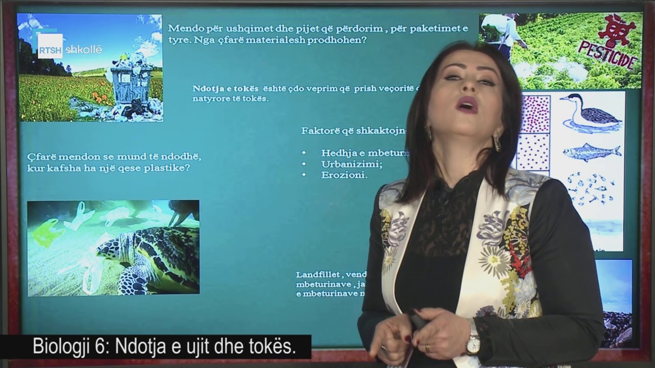 Biologji 6 - Ndotja e ujit dhe tokës - YouTube