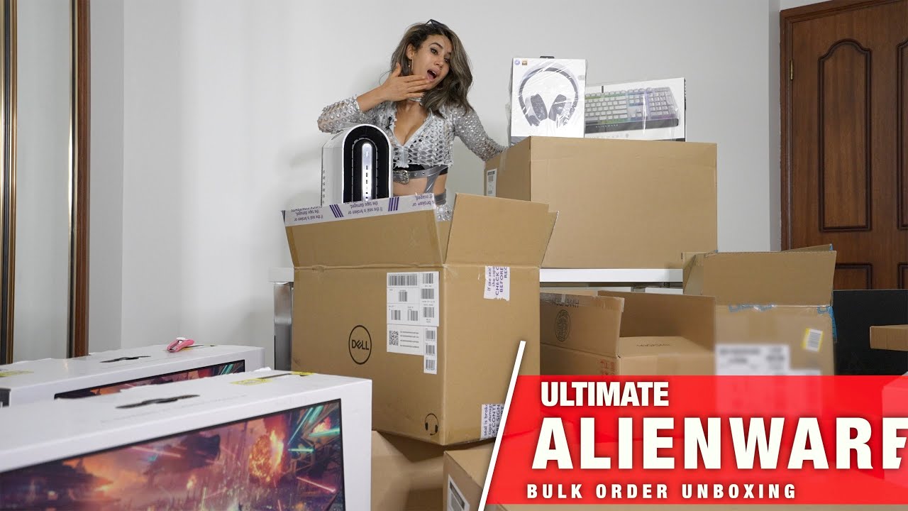 Alienware Gaming R12 BULK ORDER Unboxing | 100K+ Subscriber GIVEAWAY ...