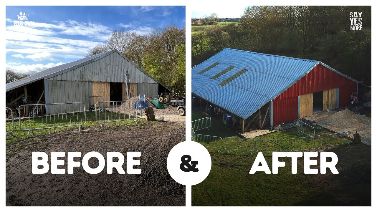 Our barn got a makeover! - YouTube