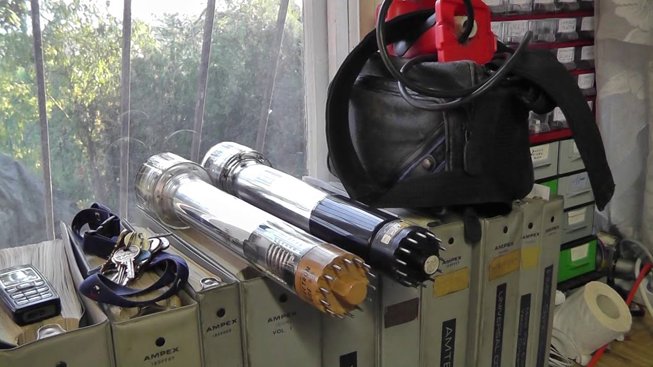 RCA5820 image orthicon tube testing - YouTube