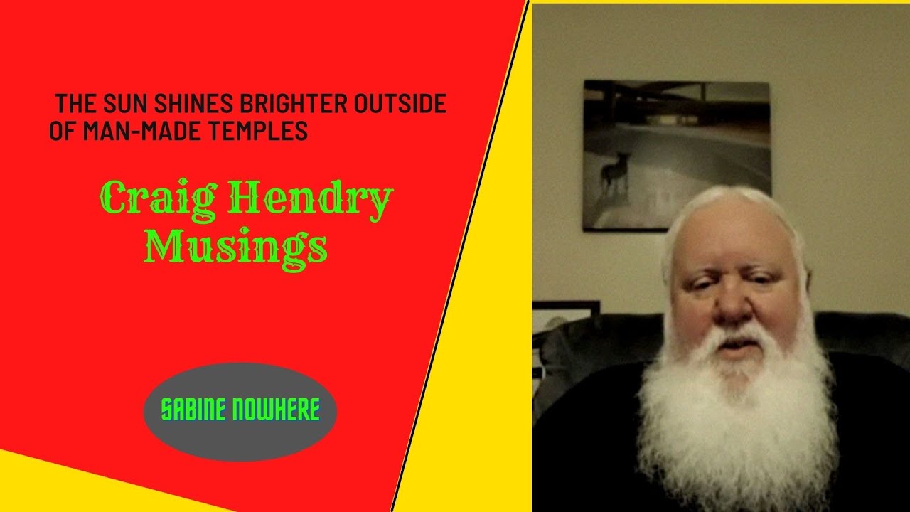 The sun shines brighter outside of man-made temples - Craig Hendry ...