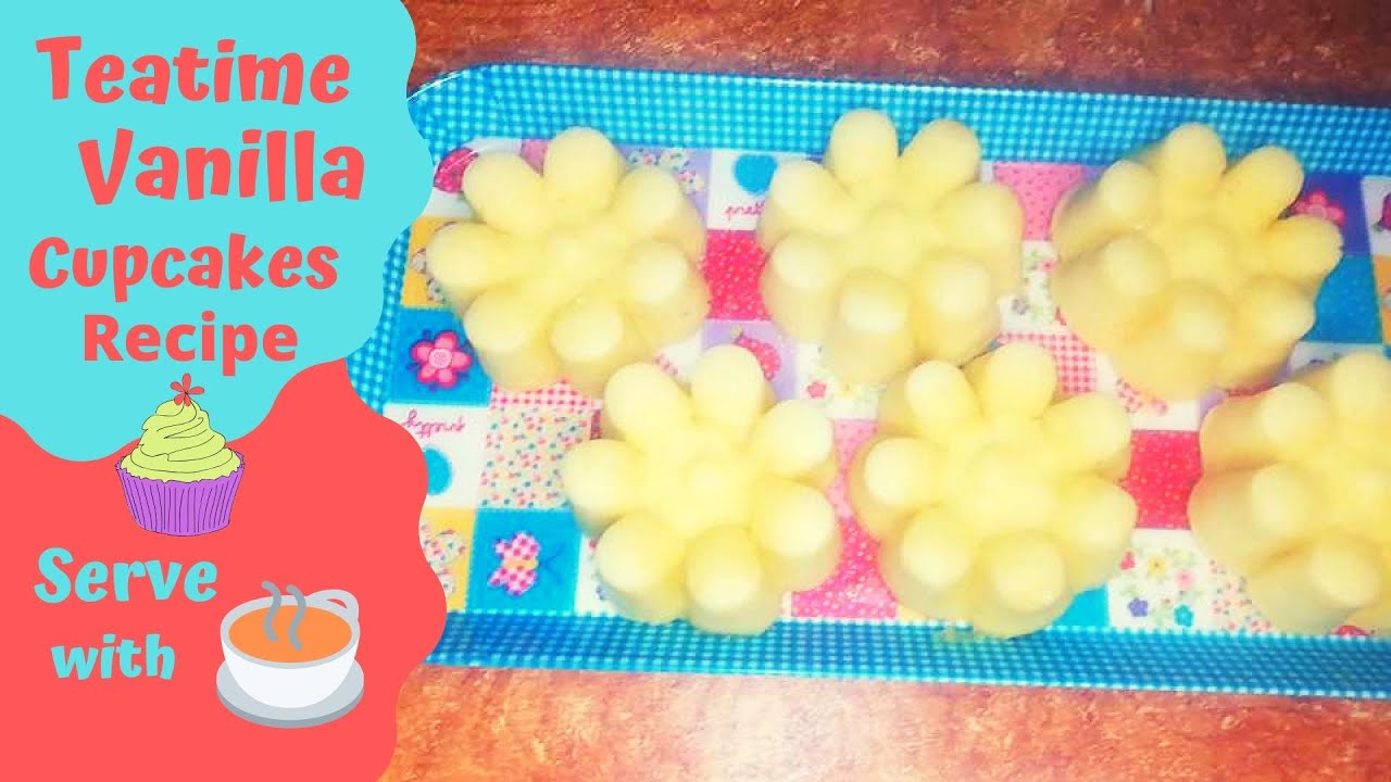 Teatime Vanilla Cupcakes Recipe (Urdu/Hindi) || Pakistani Mom Vlogs ...