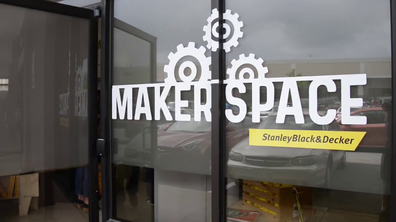 Stanley Black & Decker Opens Makerspace in Towson | Baltimore Sun - YouTube