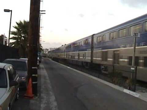 Amtrak Surfliner Train #578, 11-10-06, San Diego, Nice K5LA!! - YouTube