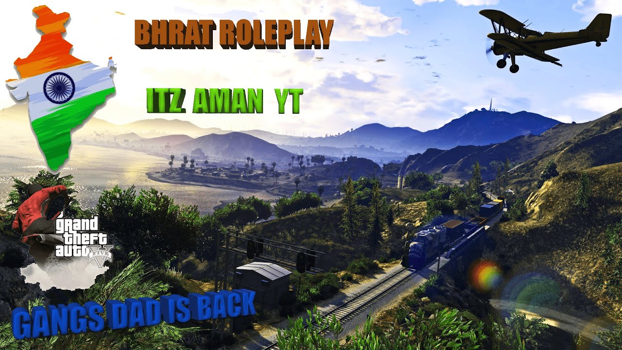 Bharat Roleplay Indian Server Live Gta 5 With AMAN YT!! #BRP - YouTube