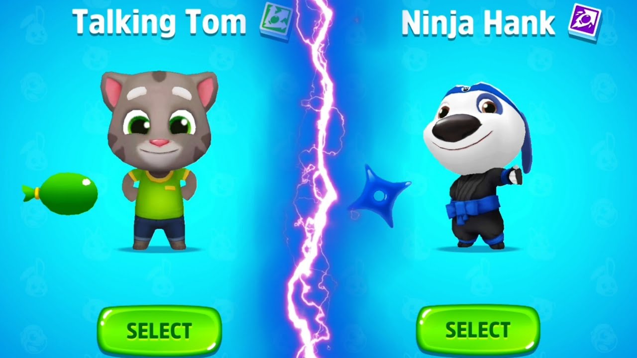 Talking Tom Jetski Walkthrough Gameplay - King Tom Ninja Hank Officer ...