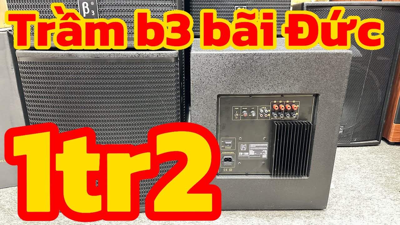 Thanh lý loa trầm hoàn hàng bom .trầm b30 bass 40 bãi Đức 1tr200 trầm b ...