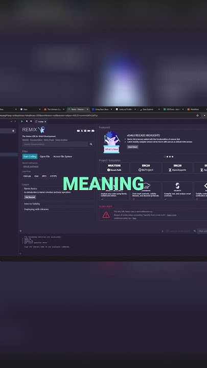 Solidity in Remix IDE: Smart Contract Basics - YouTube