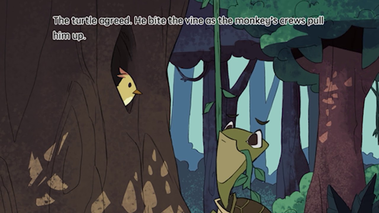 The Story of Monkey and Turtle-Fairy tale English - YouTube