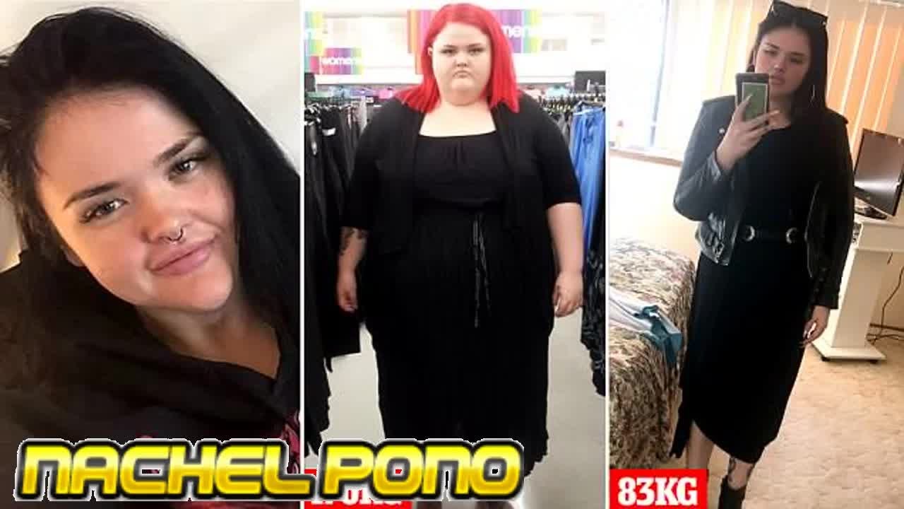 Woman, 28, who weighed 170kg loses HALF her body weight - YouTube