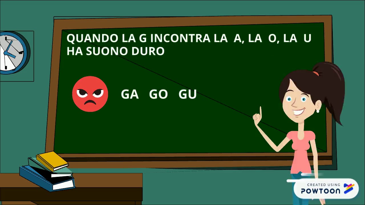 LA CONSONANTE G SUONO DURO O SUONO DOLCE. - YouTube