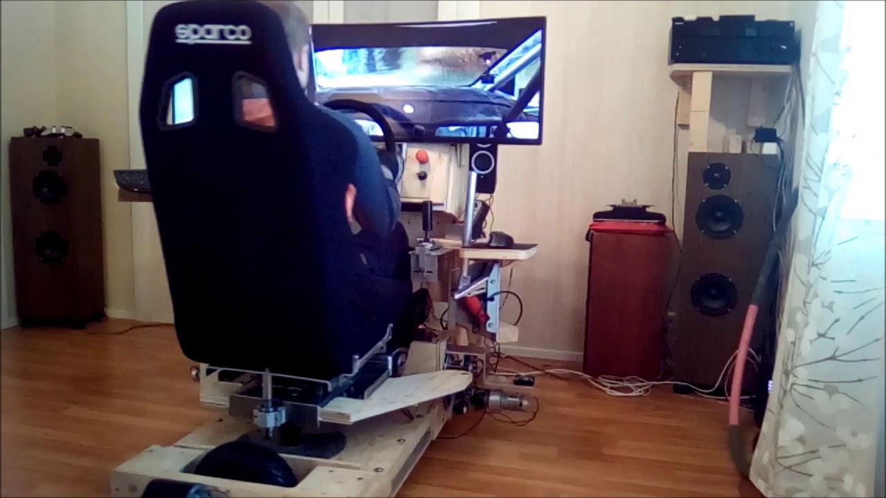 Iracing and DIRT 2 0 with Sparco Sprint seat - YouTube