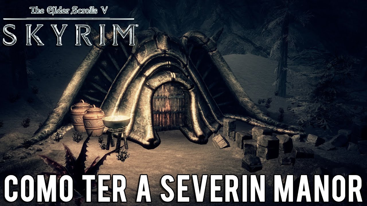 Guia Skyrim Como Ter Severin Manor Casa em Solstheim - YouTube