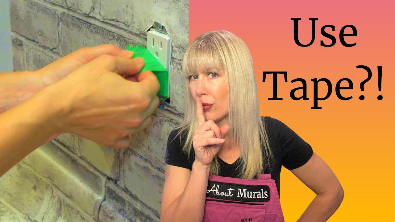 How to Wallpaper Around Sockets - YouTube