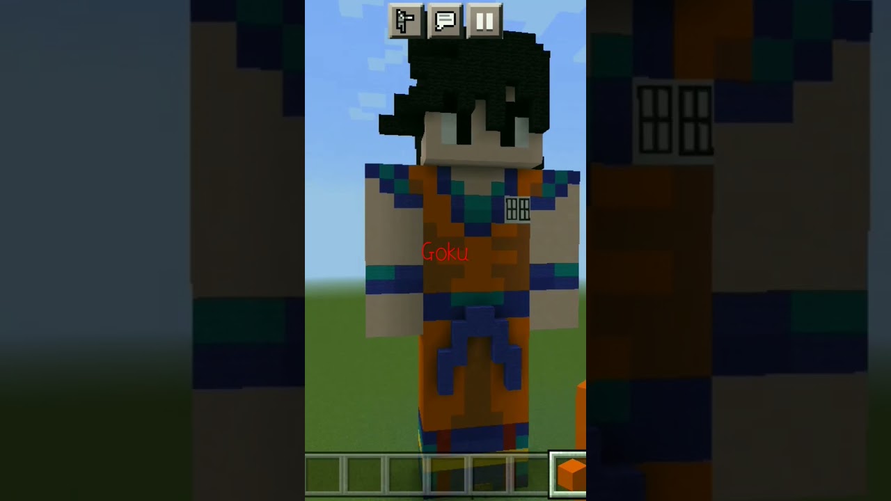 goku in Minecraft #shorts #youtubeshorts #mincraft #goku - YouTube