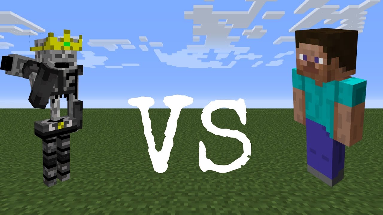 skeleton boss fight/ skeleton boss add-on mcpe - YouTube