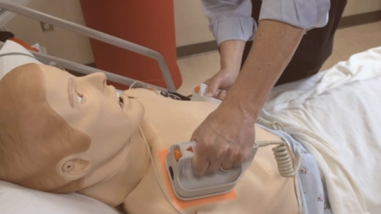 Synchronized Cardioversion in an Adult - YouTube