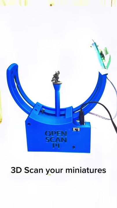 OpenScan Mini 3D scanner in action - YouTube
